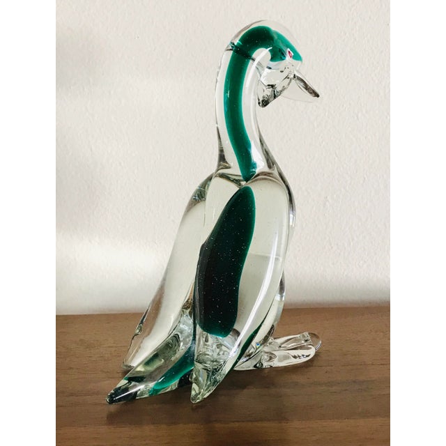 1950s Seguso Murano Glass Figure of a Duck | Chairish