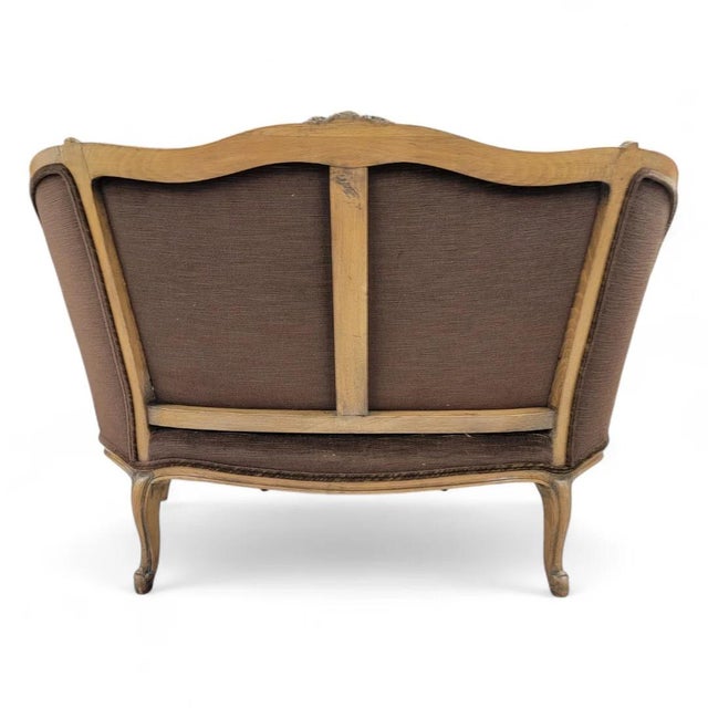 Antique French Louis Xv Style Carved French Parlor Set in Brown Mohair ...