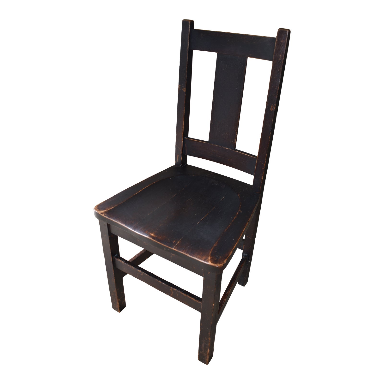 Primitive Limbert Oak Side Chair | Chairish