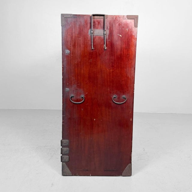 Antique Japanese Tansu Storage Cabinet, 1900s | Chairish