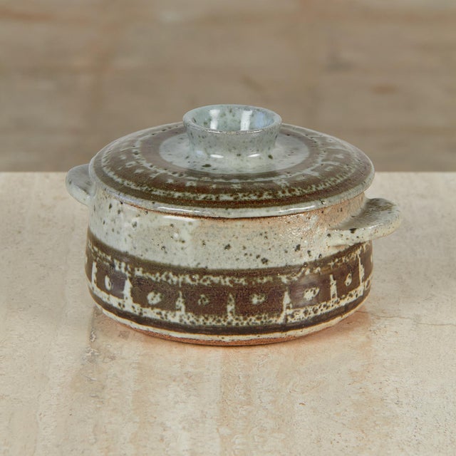 Studio Ceramic Lidded Vessel | Chairish