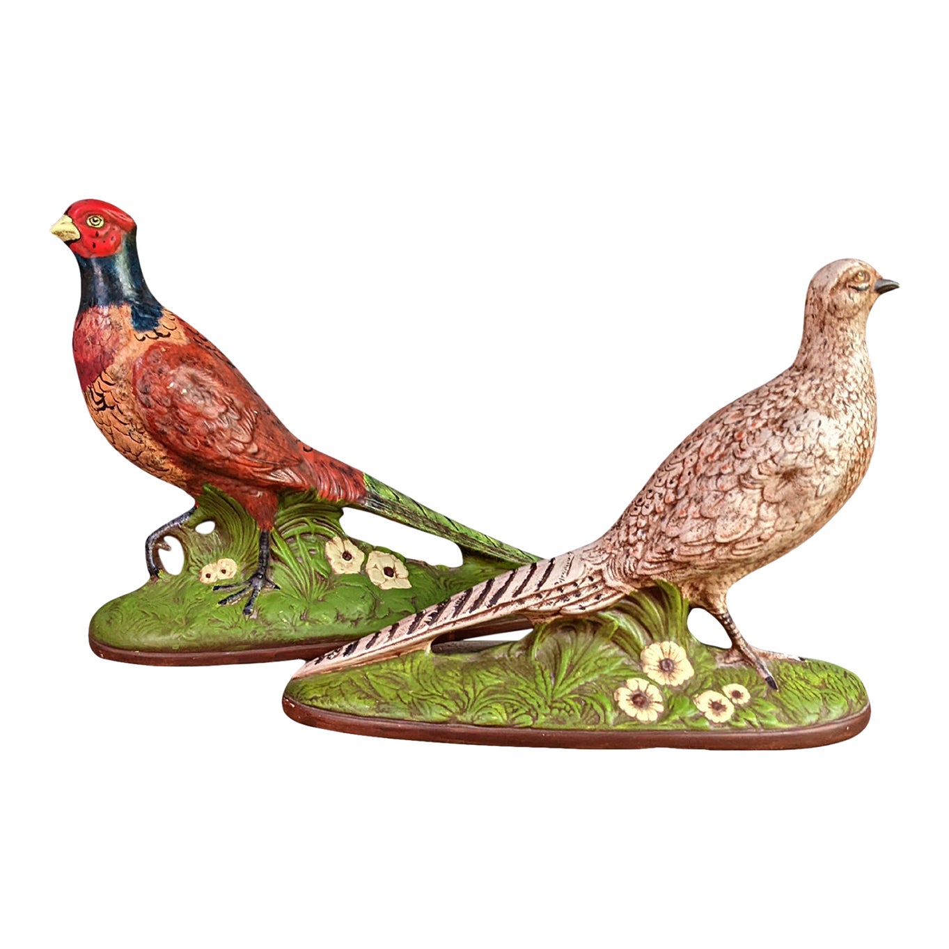 Mid 20th Century Hand Painted Mid Century Americana Style Ceramic ...