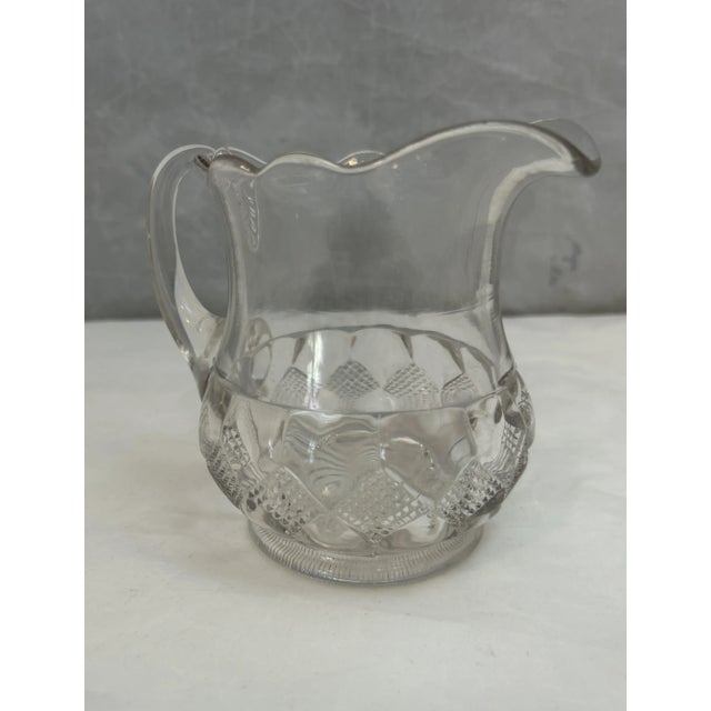 Early 20th Century Eapg Beaumont Glass Co. Widmer Pattern #102 Creamer ...