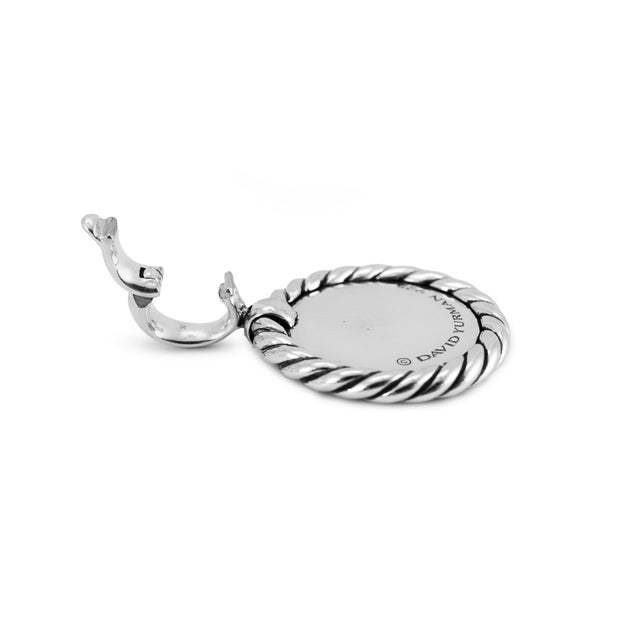 David Yurman Cable Collectibles 925 Silver Diamond “A” Initial Charm ...