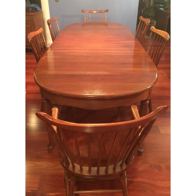 1960s American Classical Stickley Dining Set - 7 Pieces | Chairish