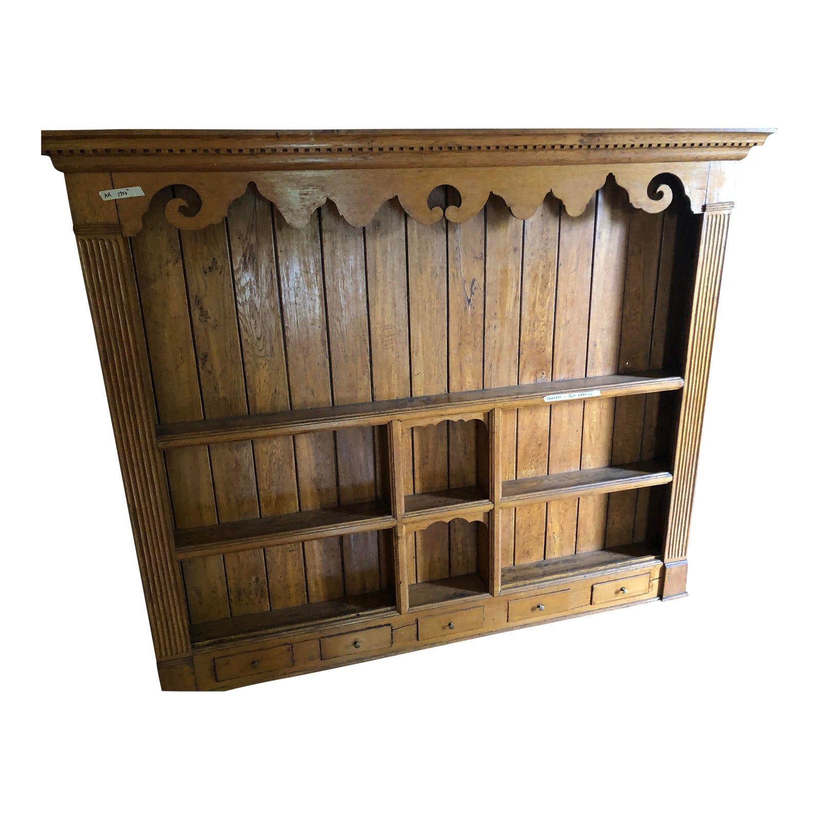 18th Century Delft Plate Rack/Shelf | Chairish