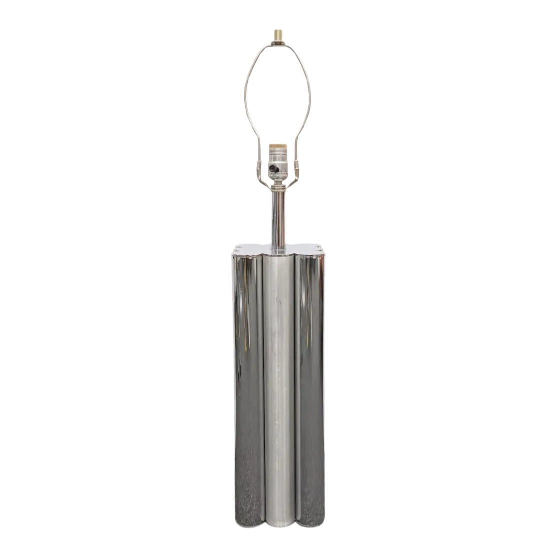 1970s Vintage Tubular Metal Column Table Lamp by Mutual Sunset Company ...