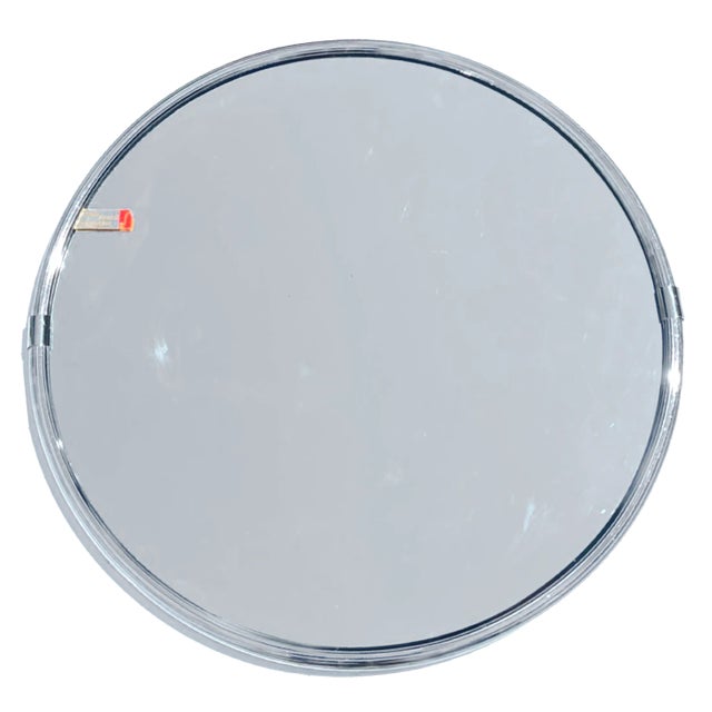 Round Wall Mirror, Crystal, Planilux, Germany, 1970s | Chairish