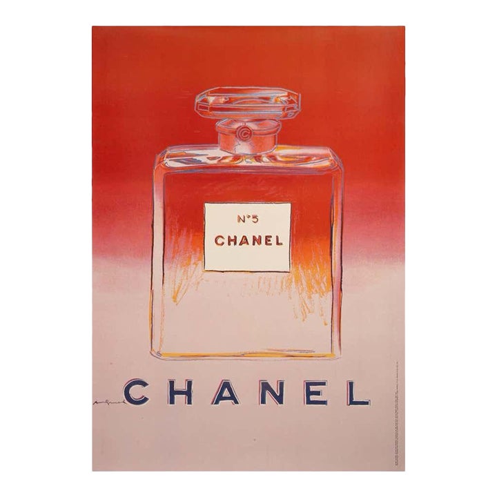 Vintage Chanel No.5 Poster – Authorized Andy Warhol Reproduction ...