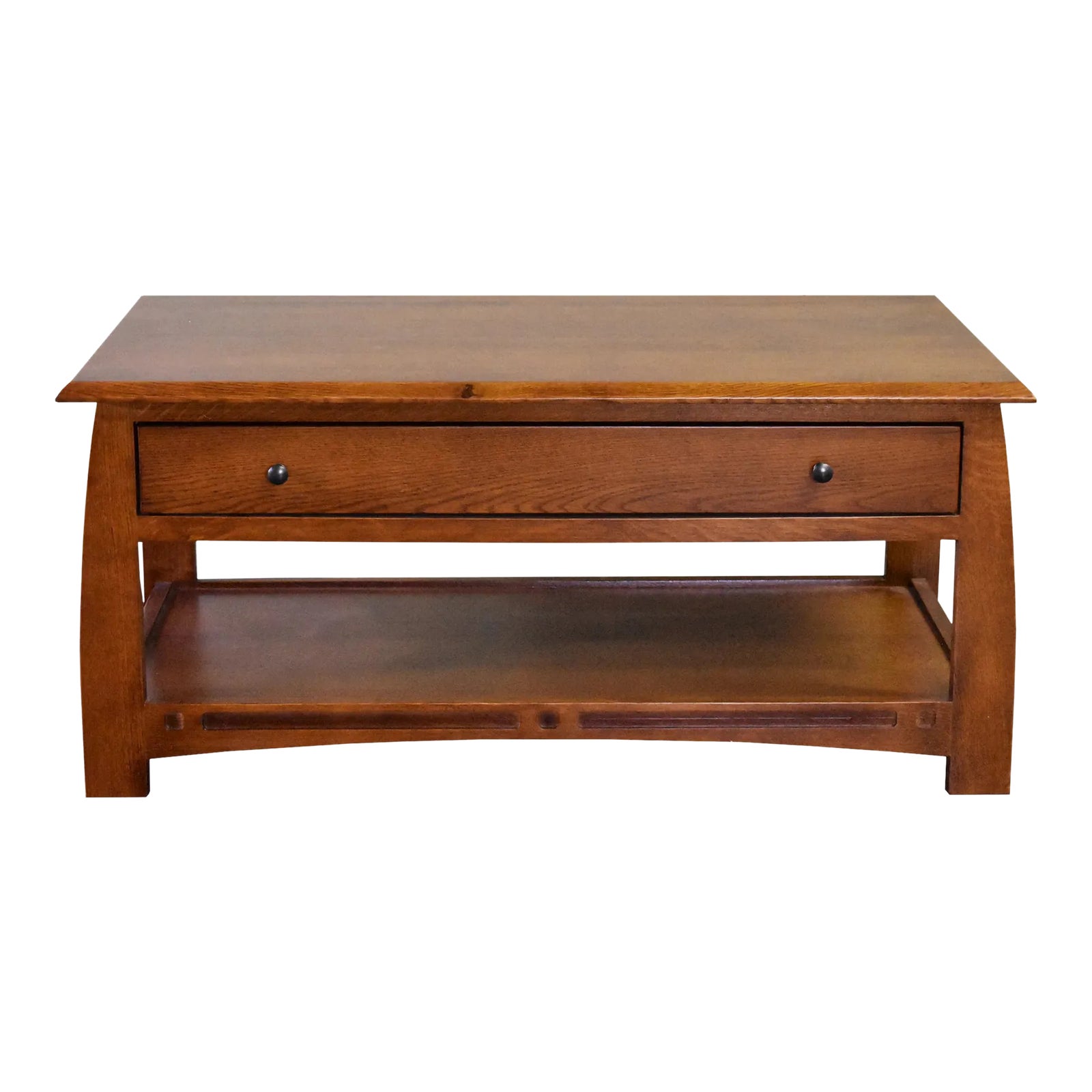 Crafters and Weavers Mission Crofter Style 1 Drawer Coffee Table ...