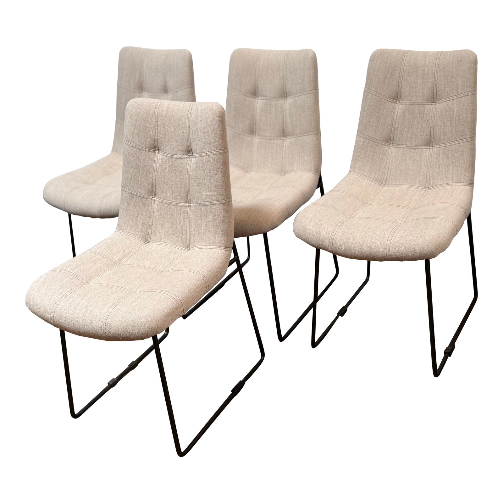 Four Hands Camile Dining Chairs, Set of Four | Chairish