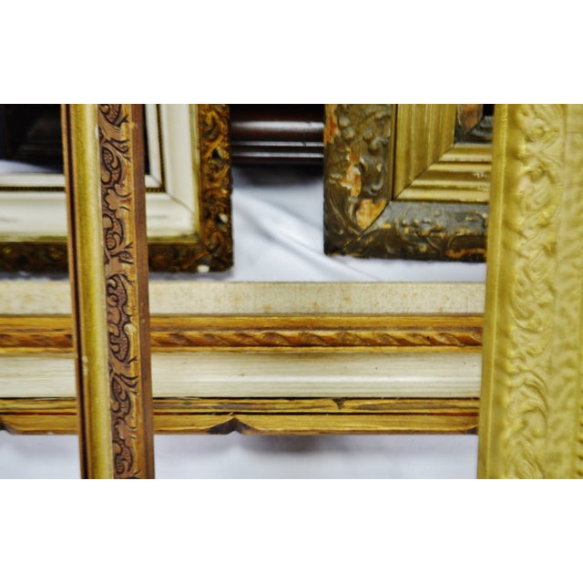 Vintage Medium Sized Wood Picture Frames - Group of 6 | Chairish