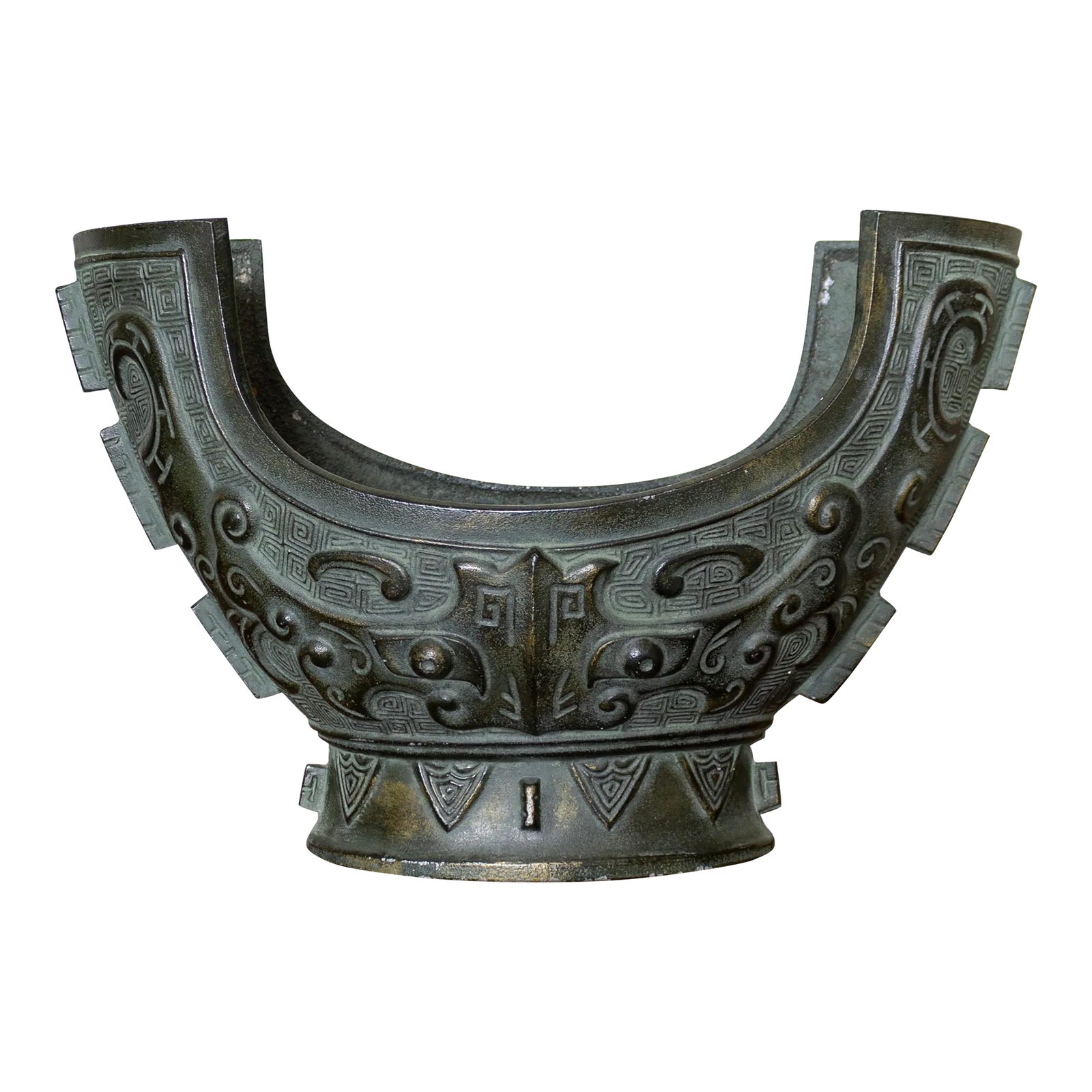 Mid Century Reproduction of an Archaic Chinese Bronze Ritual Vessel ...