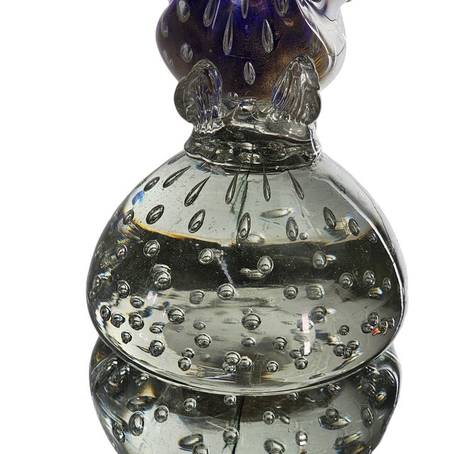 Murano Art Glass Pheasant Figurine Seguso Bullicante | Chairish
