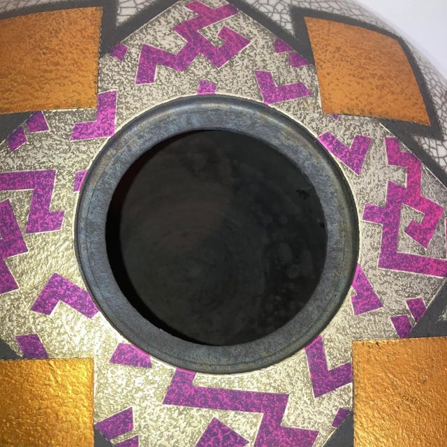 Vintage Rick Foris Contemporary Raku Ceramics Vessel | Chairish