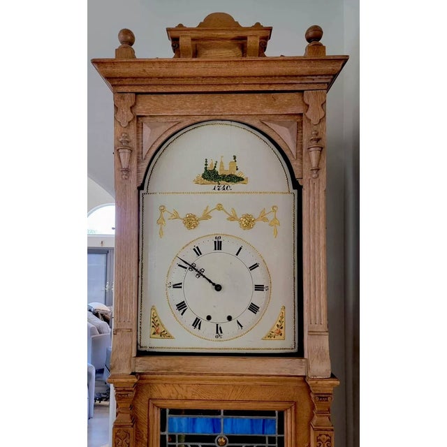 18th Century German Black Forest Flute Organ Musical Grandfather Clock ...