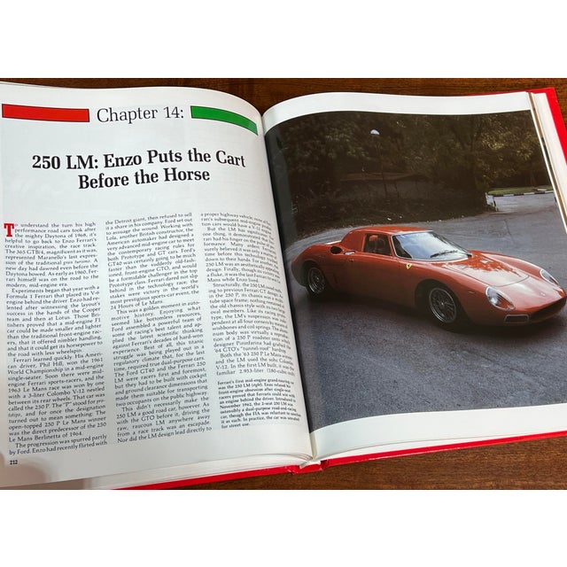 Vintage Ferrari Sports Car Coffee Table Book | Chairish