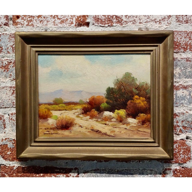 John Anthony Conner - Mohave Desert -Oil Painting | Chairish