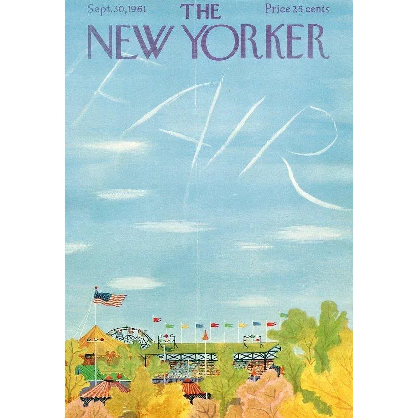 1961 New Yorker Magazine Cover, September 30 (Ilonka Karasz), Original ...
