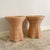 Wicker Woven Trompe l'Oeil Style Ghost Side Table a Pair | Chairish