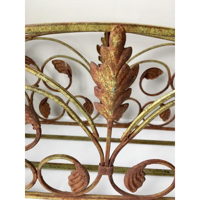 Vintage Rustic French Wrought Iron Window Box | Chairish