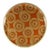 Denby Fire Chilli Round Platter Chop Serving Plate | Chairish