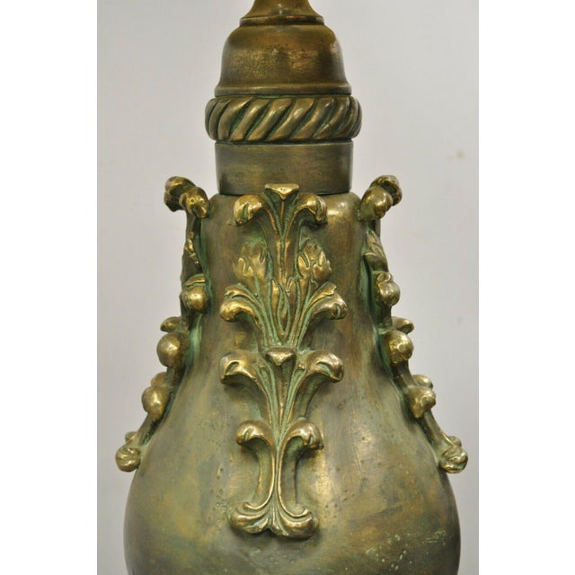 Mid 20th C Large Oversize Marbro Italian Ceramic Pottery Leafy Scroll ...