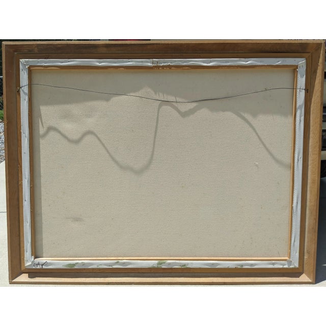 Vintage 1970s Large Scale Lee Reynolds Flower Bouquet Painting Framed ...