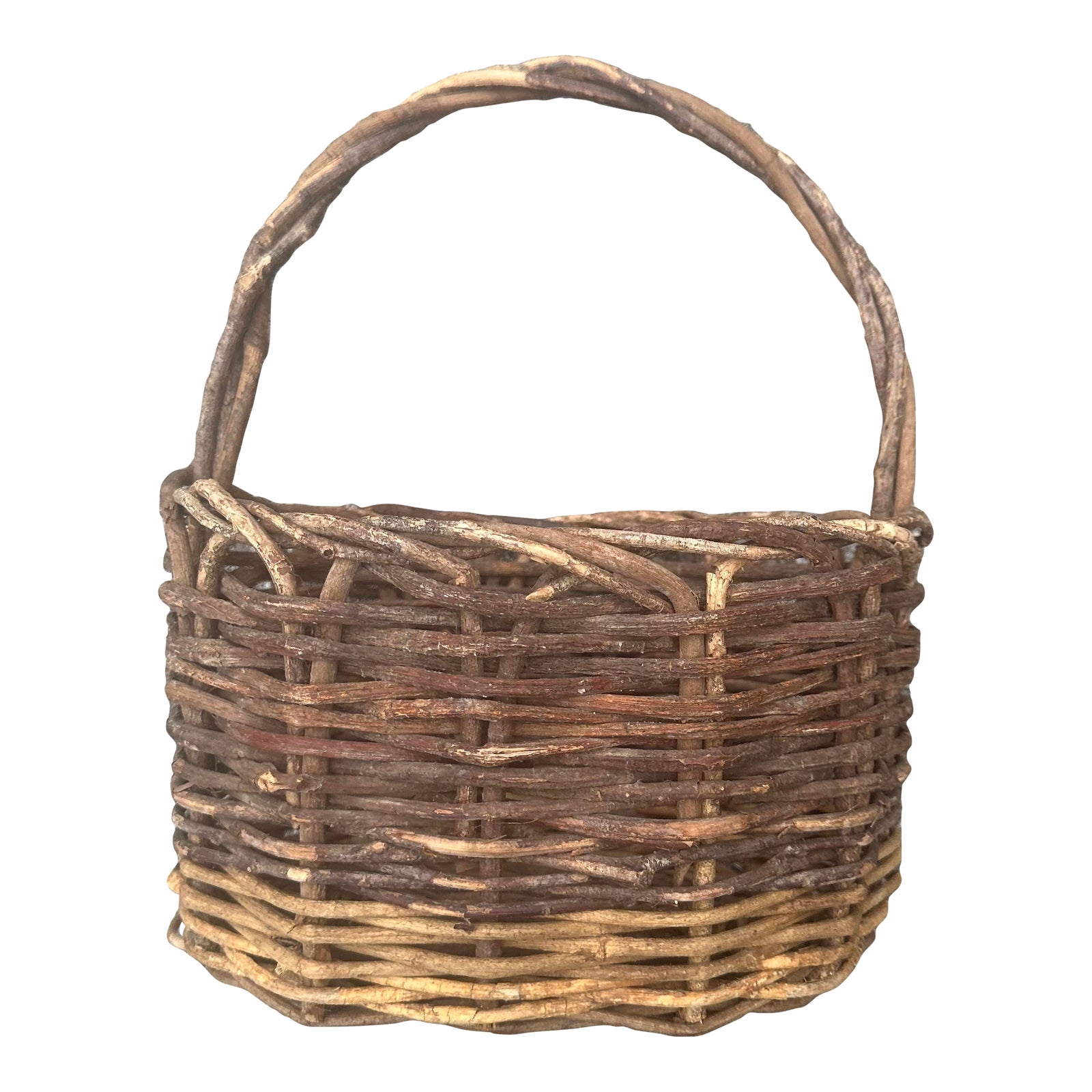 1950s Vintage Gathering Basket | Chairish