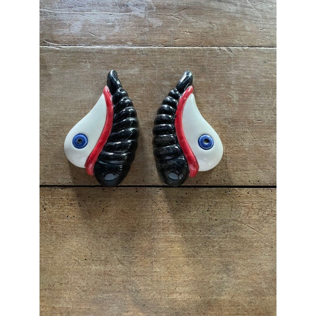 Vintage Ceramic Eye Object Wall Art - a Pair | Chairish
