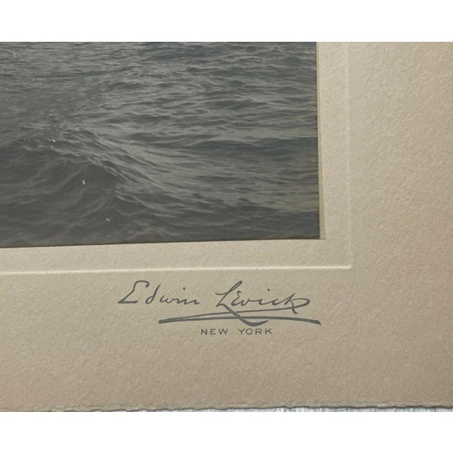 Original Edwin Levick '3 Masted Sailboat at Full Mast' Gelatin Silver ...