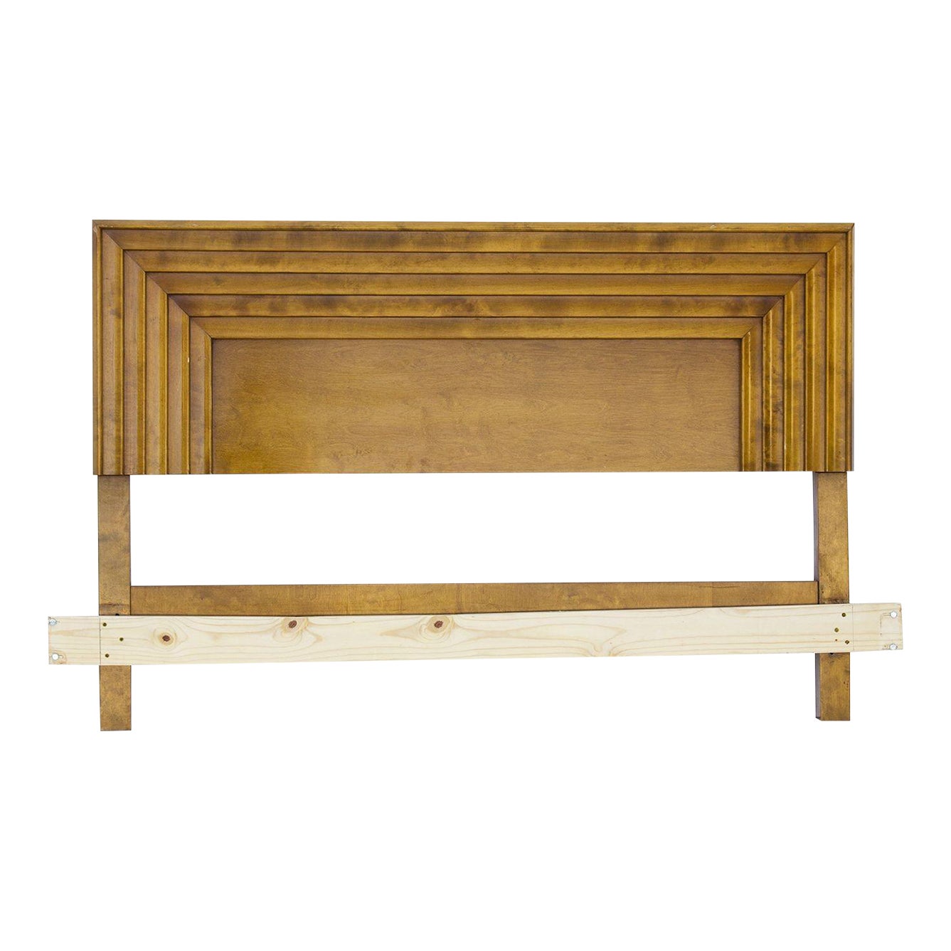 Sculpted Maple Headboard, Full / Queen | Chairish