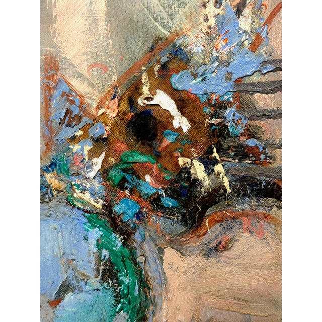 1970s Nyoman Gunarsa Large Oil Painting Art Balinese Dancers, Framed ...