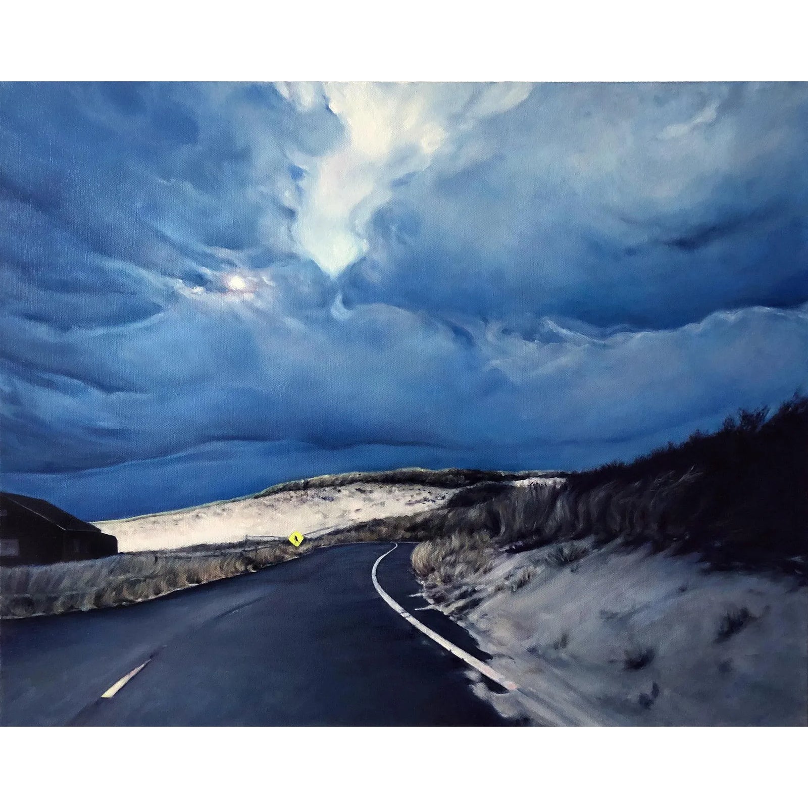 "Race Point Road" Contemporary Landscape Oil Painting on Canvas by Edie ...