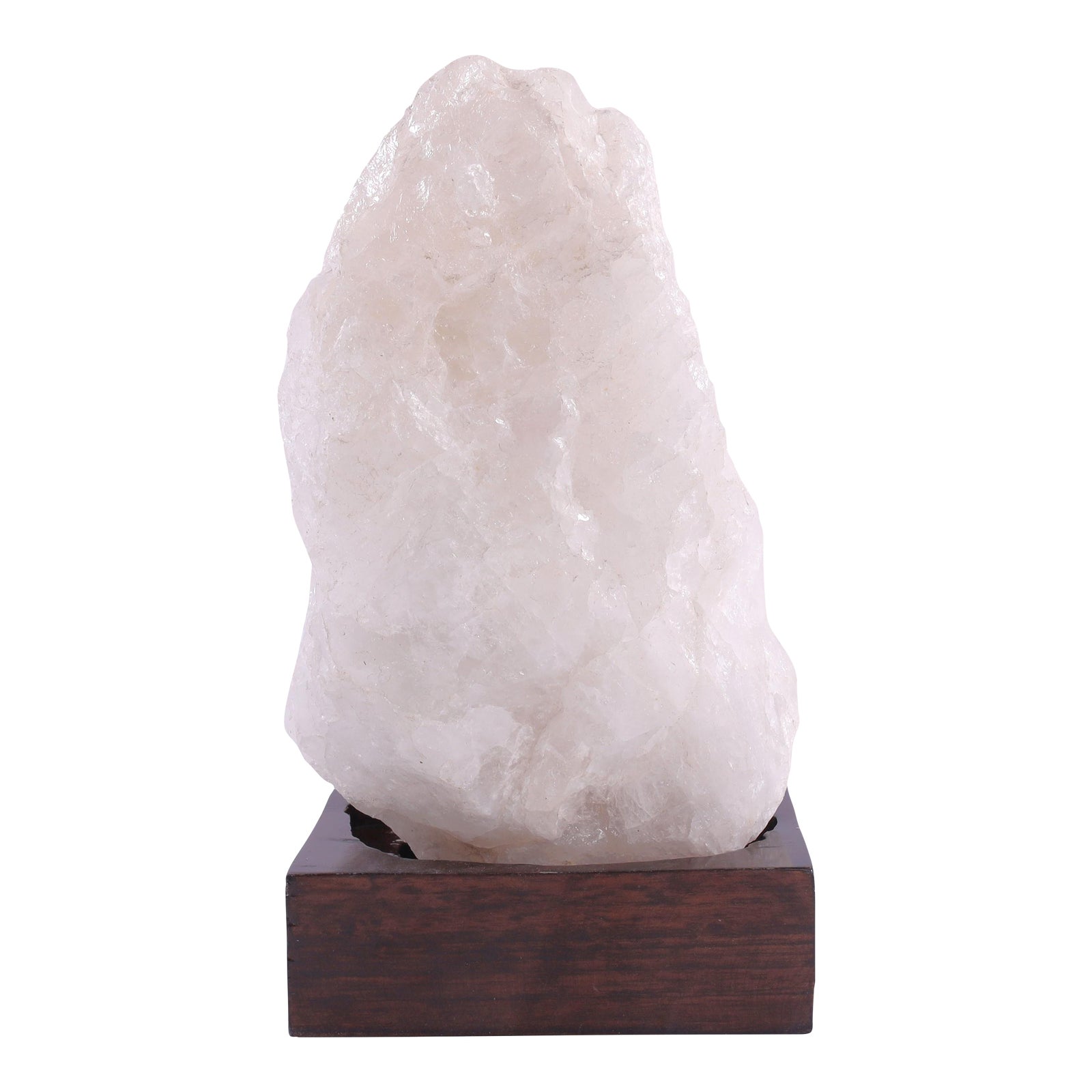 Contemporary Natural Crystal Quartz Table Lamp | Chairish