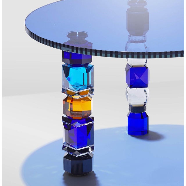 Reflections Copenhagen Detroit Crystal Side/Accent Table | Chairish