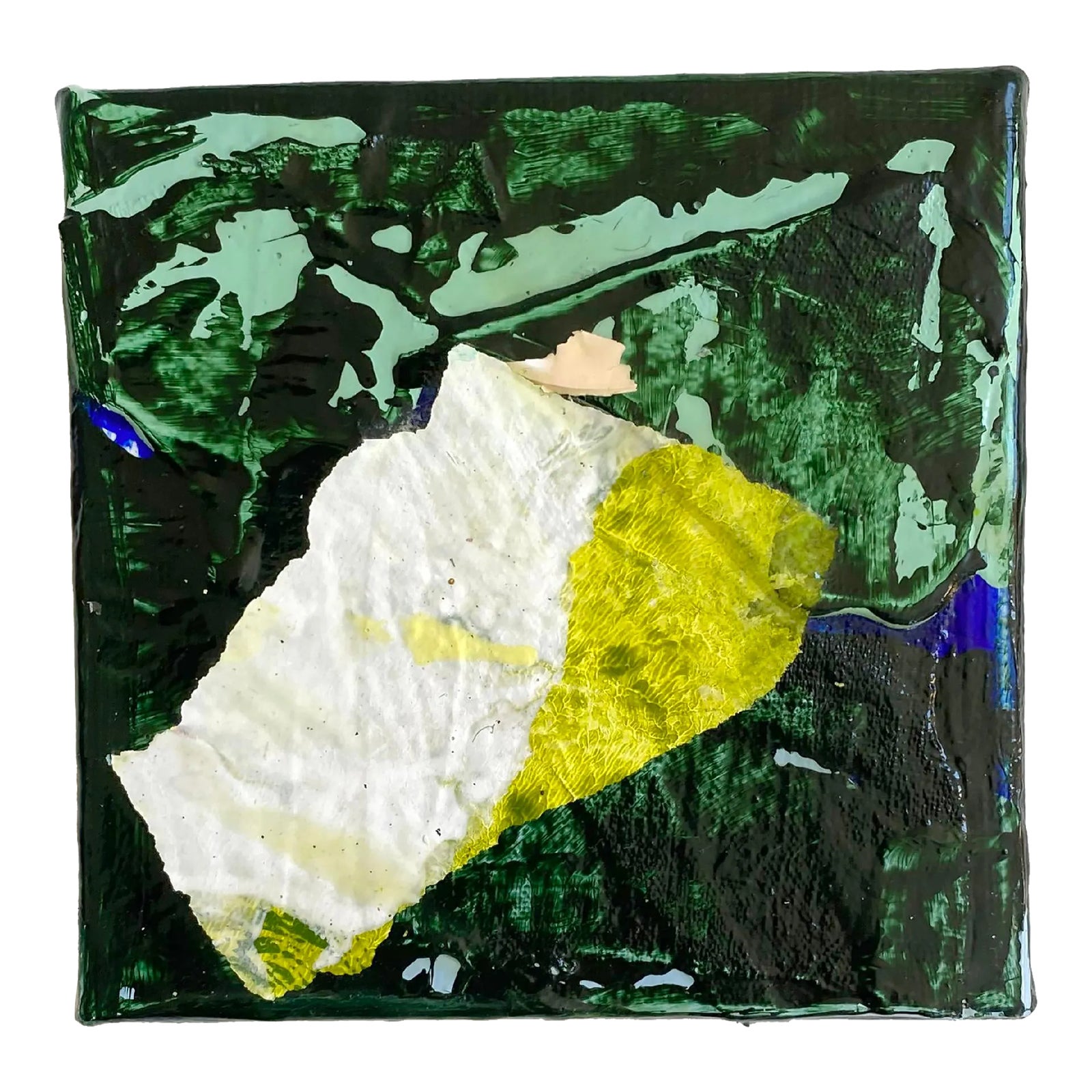 "Algae Bloom" Mini Painting by Jessalin Beutler | Chairish