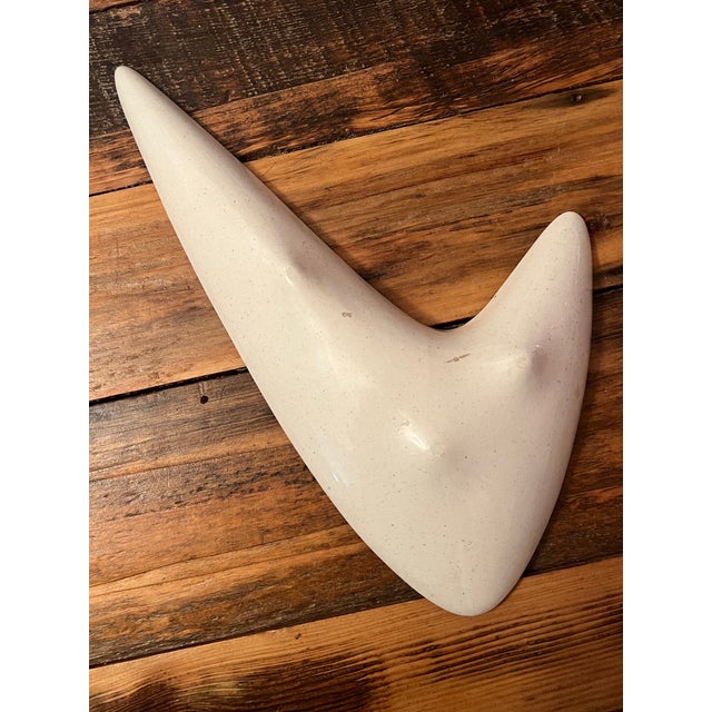 Vintage Modern Atomic Ashtray or Candy Dish in Boomerang Form | Chairish