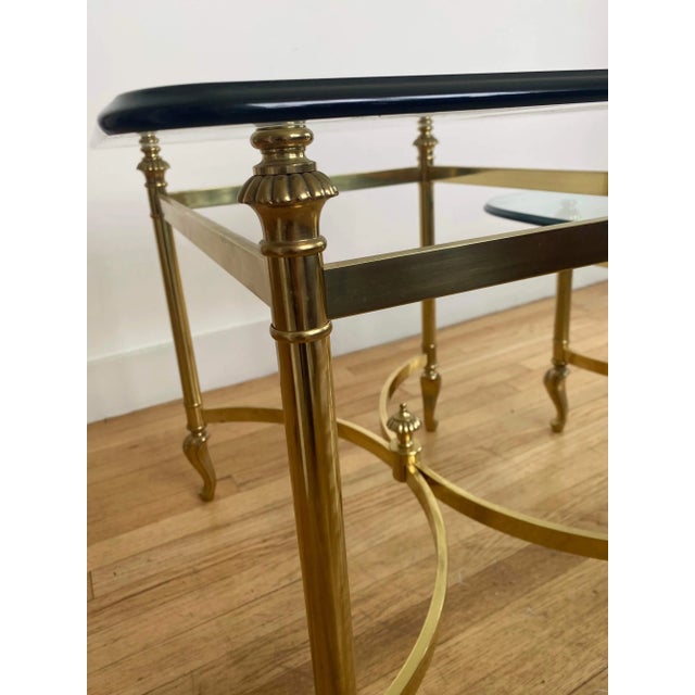 1980s Vintage Ethan Allen Hollywood Regency Style End Table | Chairish