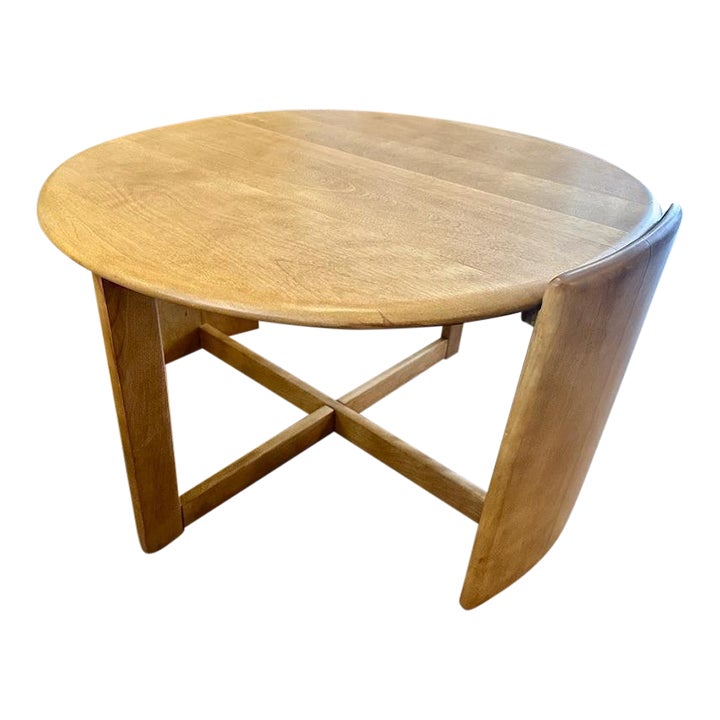 Rare Heywood Wakefield 'Streamline Modern' Round Coffee Table | Chairish