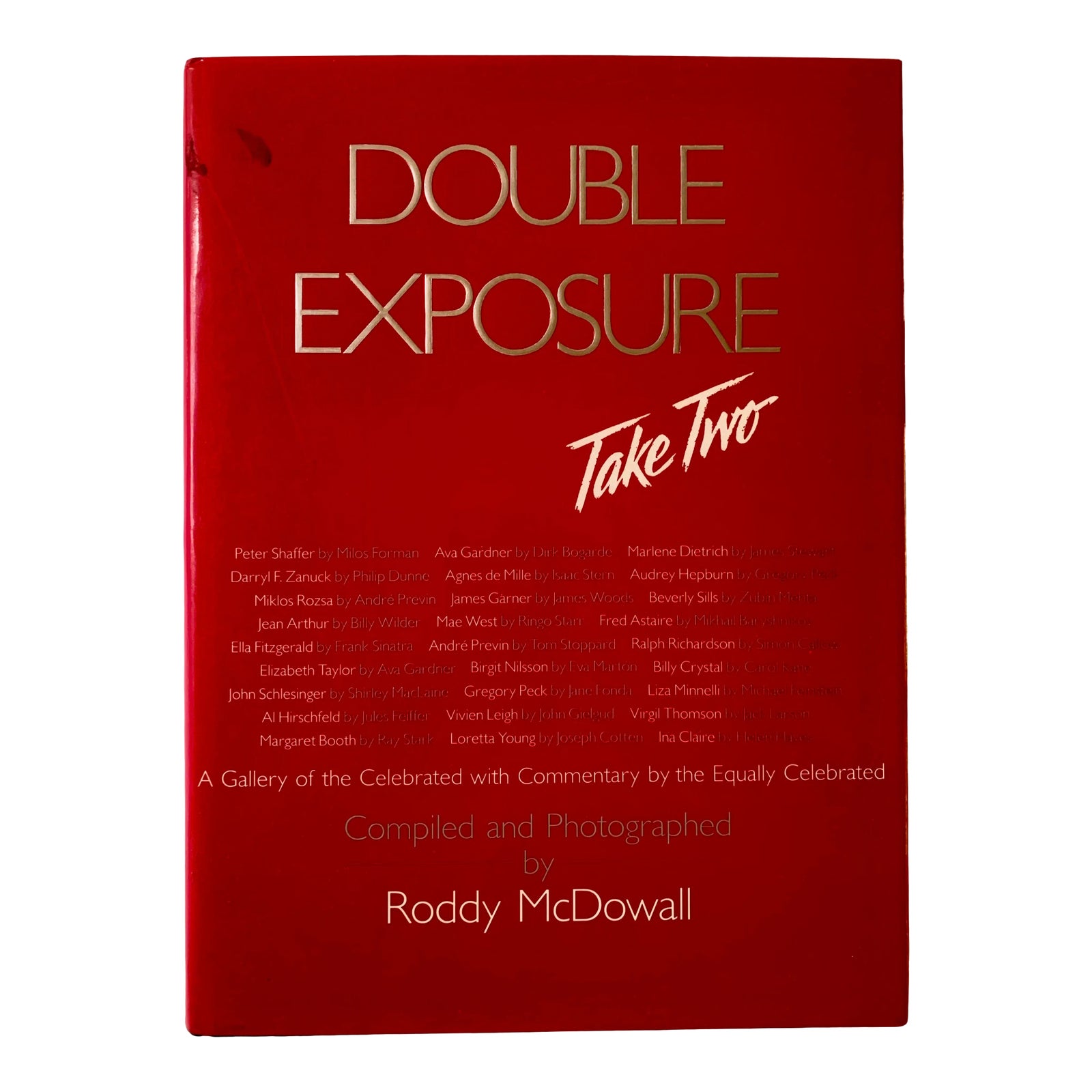 1989 "Double Exposure: Take Two" Book by Roddy McDowell | Chairish