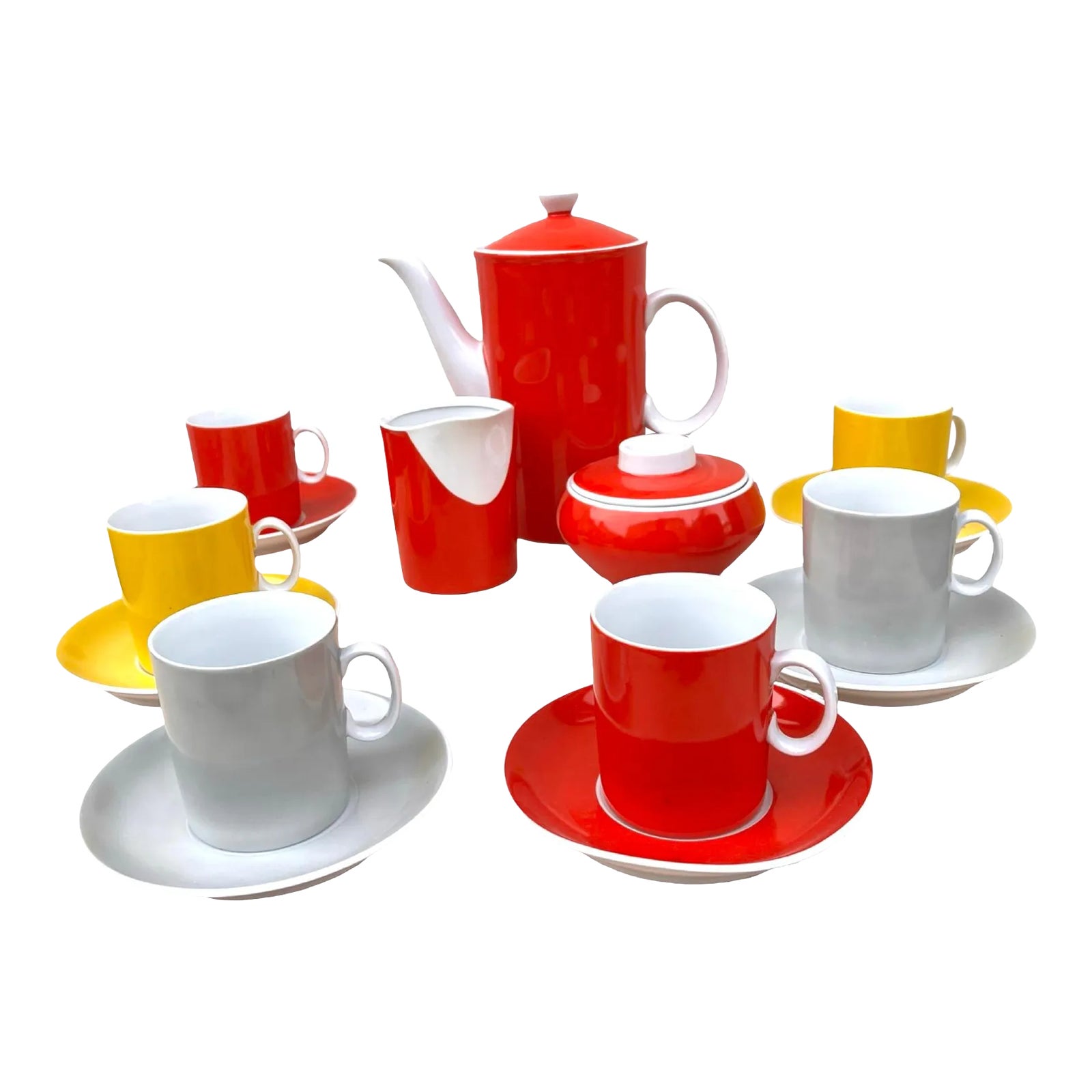 Coffee Service for 6 People, Milo Designed by A. Sadulski, Karolina ...