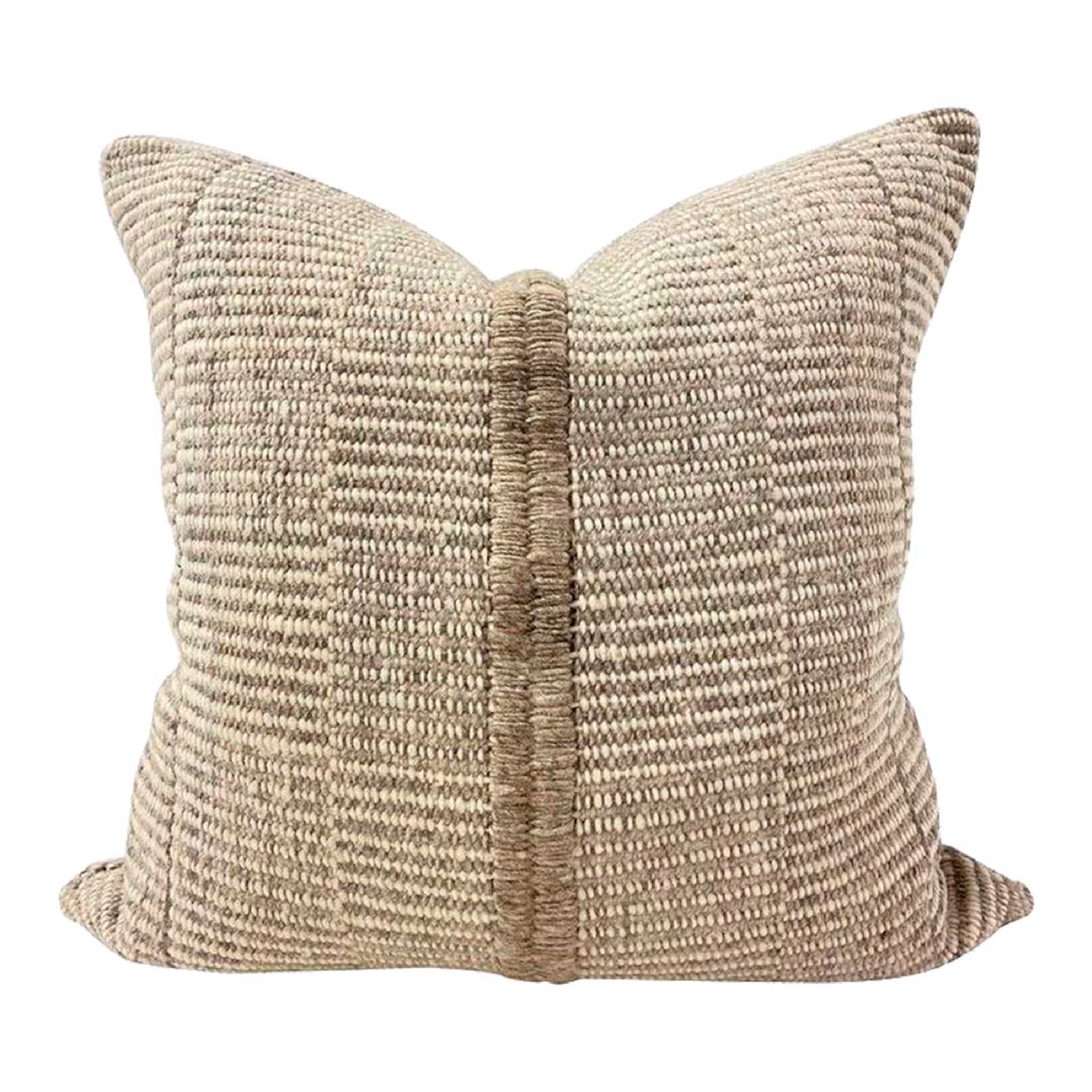 Burges Wool Hand Made Wool Pillow | Chairish