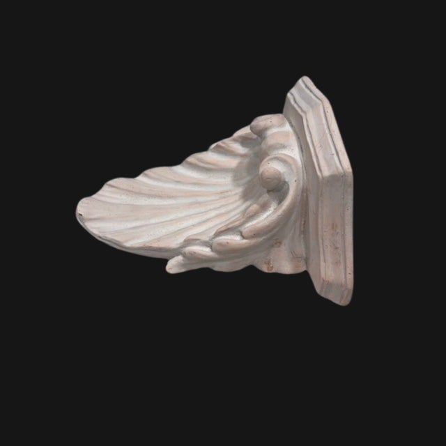 Early 20th Century Rococo Shell-Shaped Ornate Wall Shelf | Chairish