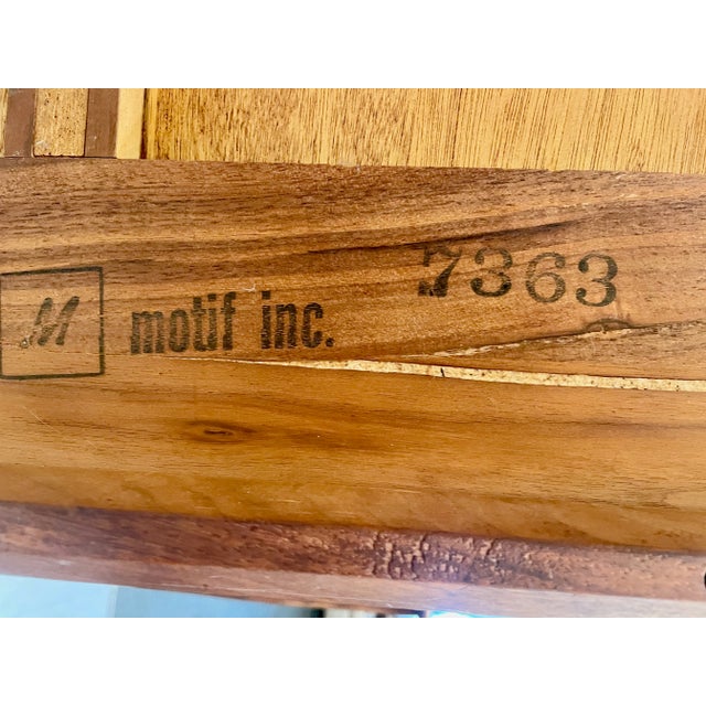 1960s Vintage Coffee Table, by Motifi Inc. in Walnut and Smoke Glass ...