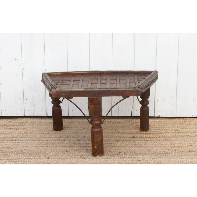 Rustic Ox Cart Indian Coffee Table | Chairish