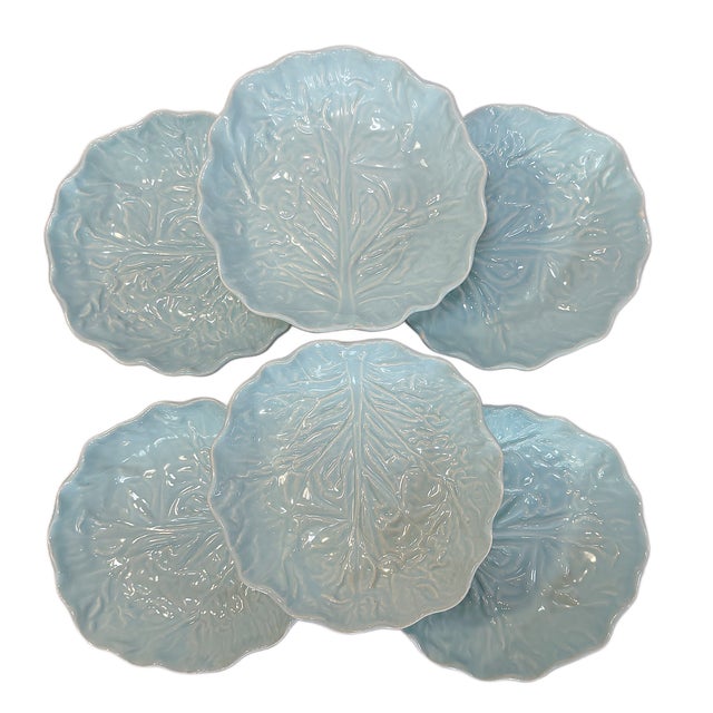Vintage Belo Portuguese Faiança Cabbageware Salad Bowls – Set of 6 ...