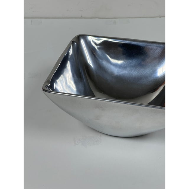 Nambe Cube Bowl | Chairish