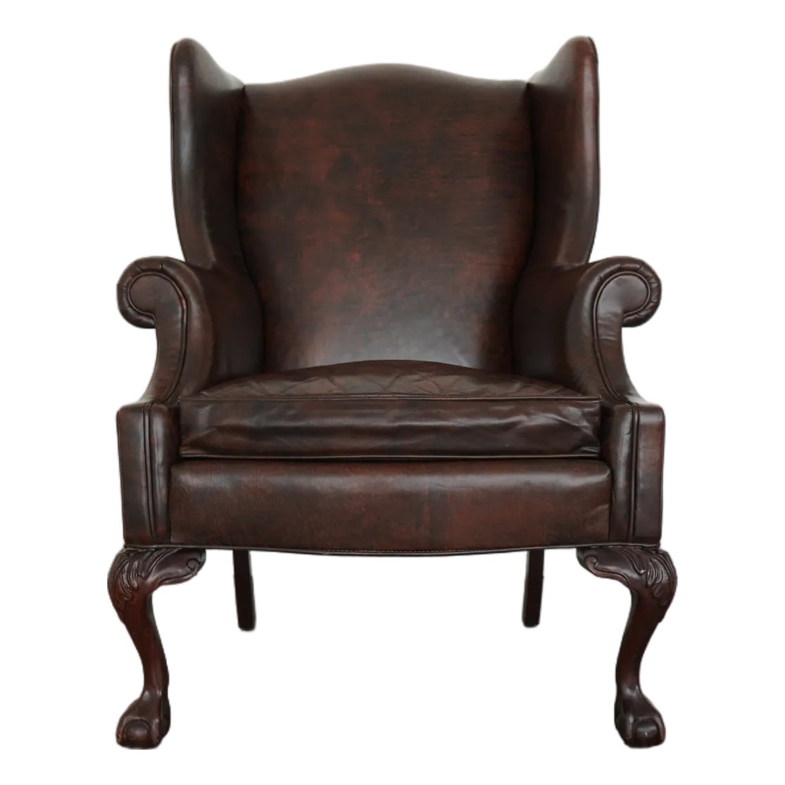 Vintage Sherrill Furniture Wingback Chair | Chairish