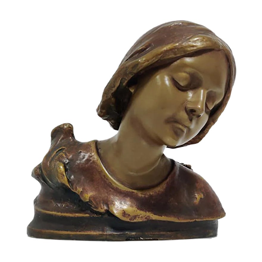 Art Nouveau Nymph Sculpture from Esteva & Cia Barcelona, 1900s | Chairish